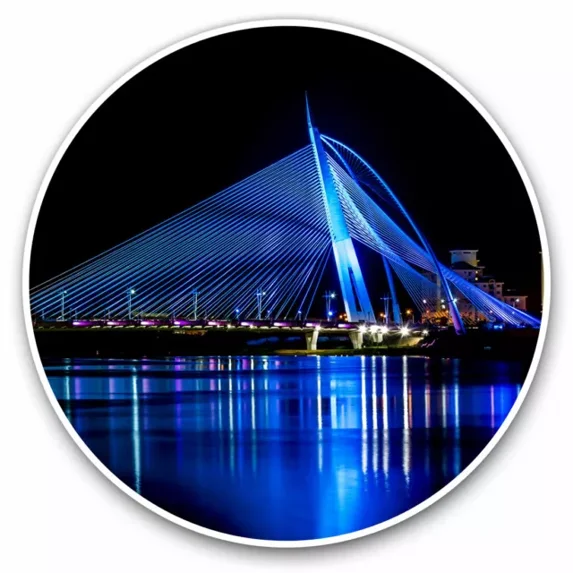 DOPASTICKER Seri Wawasan Bridge Malaysia Travel Cool Gift Decorative ...