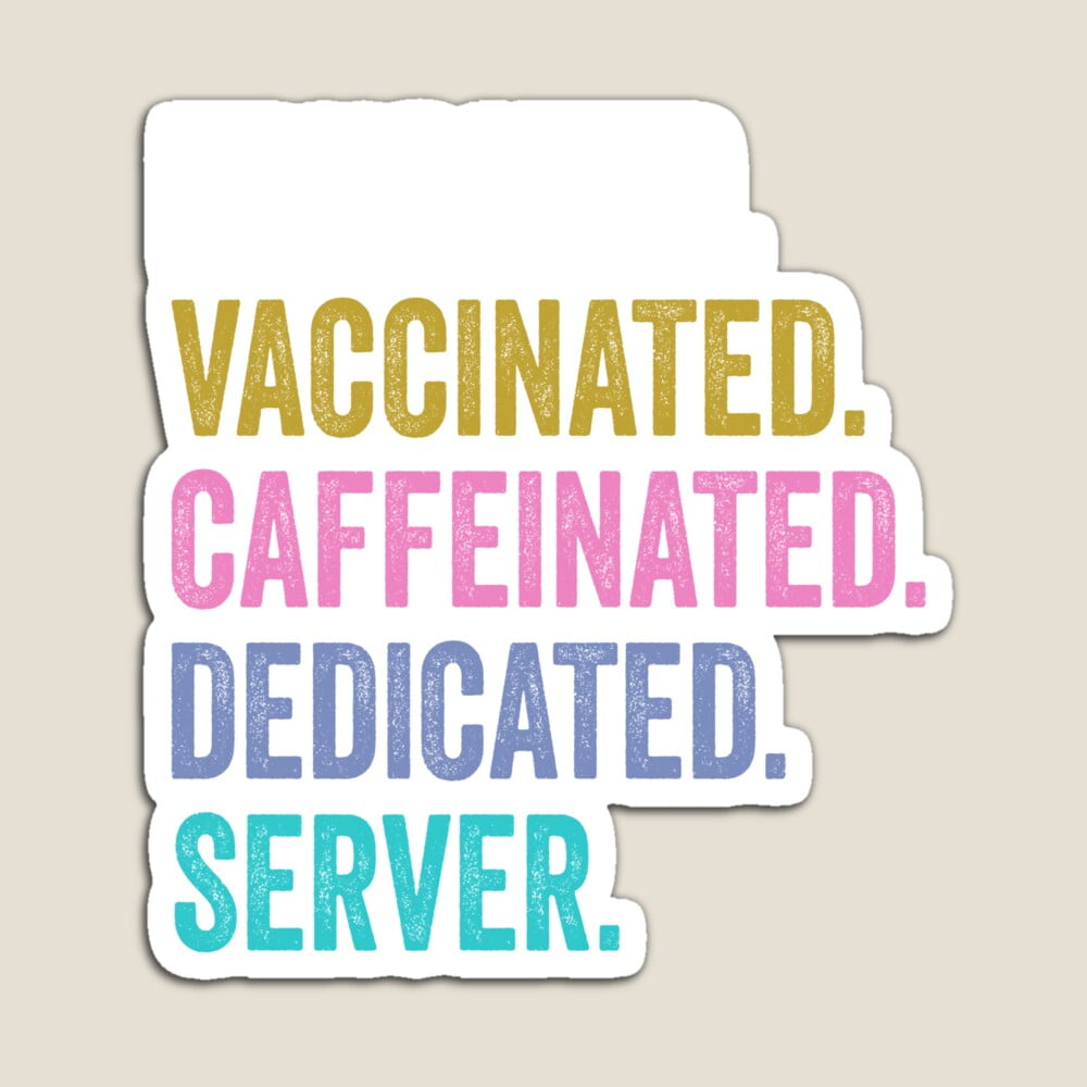 DOPASTICKER Server Life, Server Dad, Server Mens Womens Sticker ...