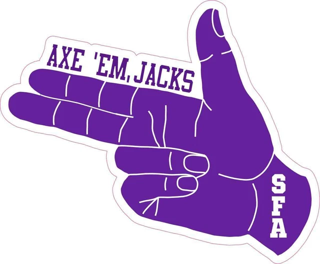 DOPASTICKER Sfa Axe Em Jacks Hand Sticker, 4 Inches X Sticker Phone ...