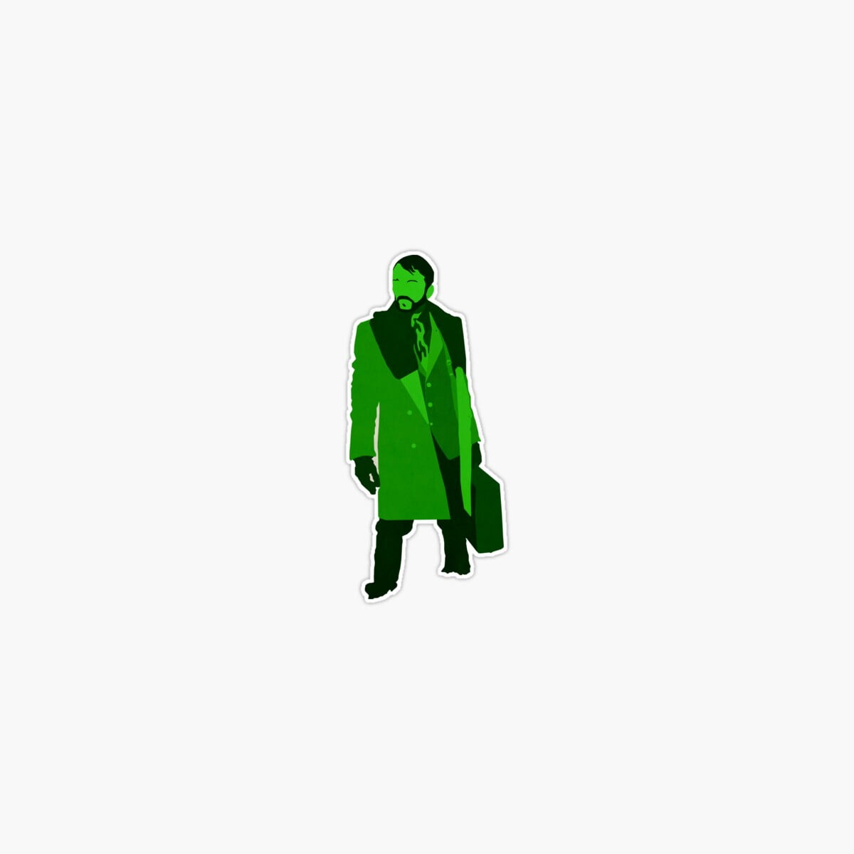 DOPASTICKER Shades Of Green (Fargo, Lorne Malvo) Sticker, Phone Sticker ...