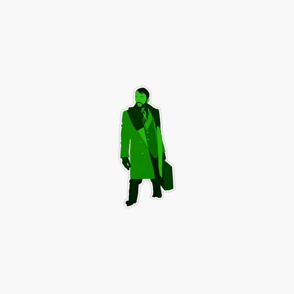 DOPASTICKER Shades Of Green (Fargo, Lorne Malvo) Sticker, Phone Sticker ...