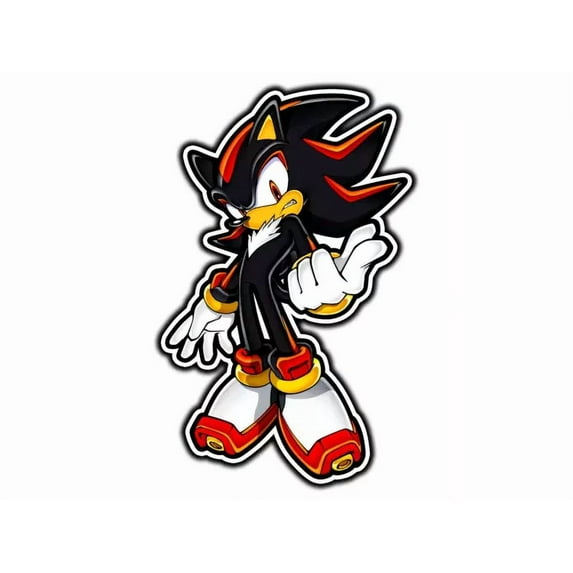 DOPASTICKER Shadow The Hedgehog Retro, Phone Sticker, Latop Sticker ...