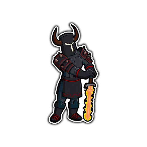 DOPASTICKER Shadowknight Bart Sticker Decal Phone Decal Water Bottle ...