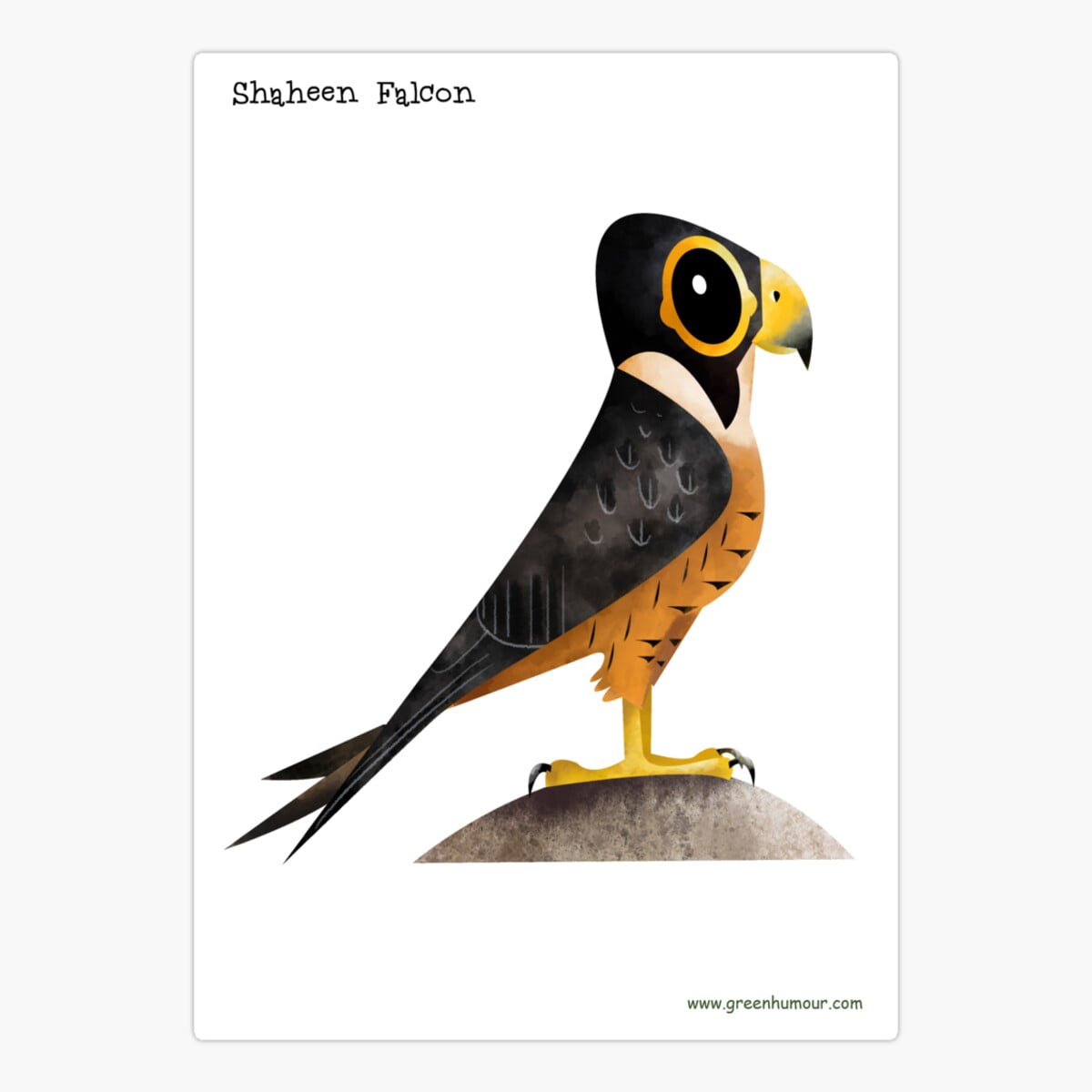 DOPASTICKER Shaheen Alcon Caricature Sticker, Phone Sticker Car ...