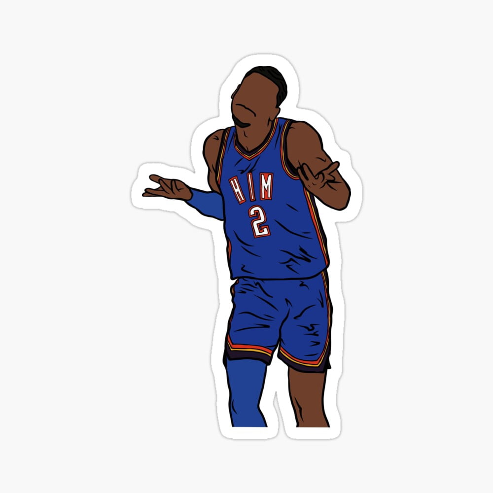 DOPASTICKER Shai Gilgeous-Alexander Shrug - Hot Trending Sticker Phone ...
