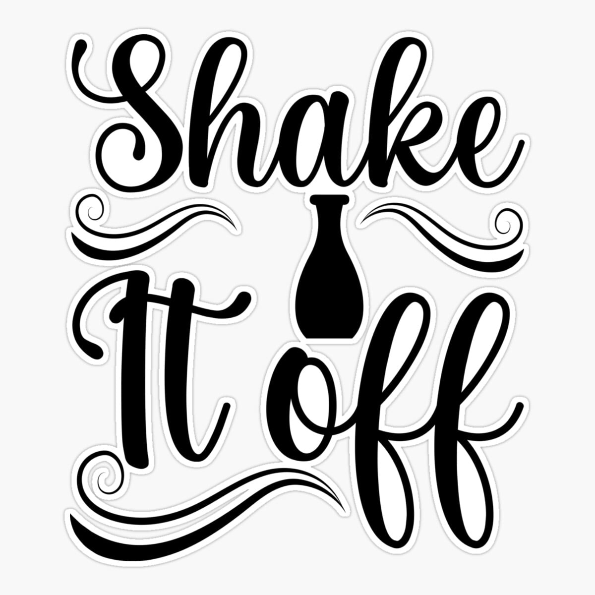 DOPASTICKER Shake It O Sticker, Phone Sticker Car Stickers, Birthday ...