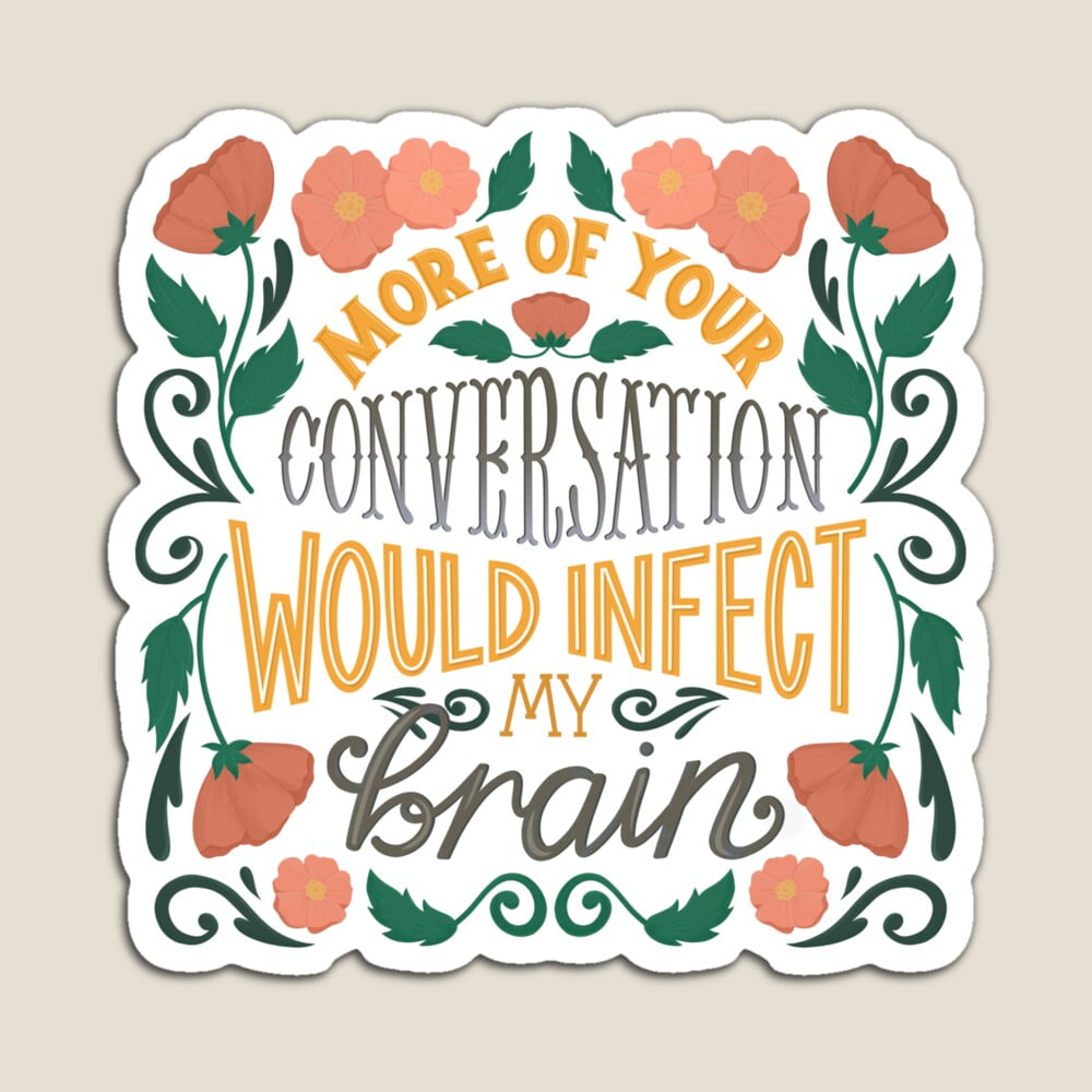 DOPASTICKER Shakespeare Insult - Conversation Infects Brain, Coriolanus ...