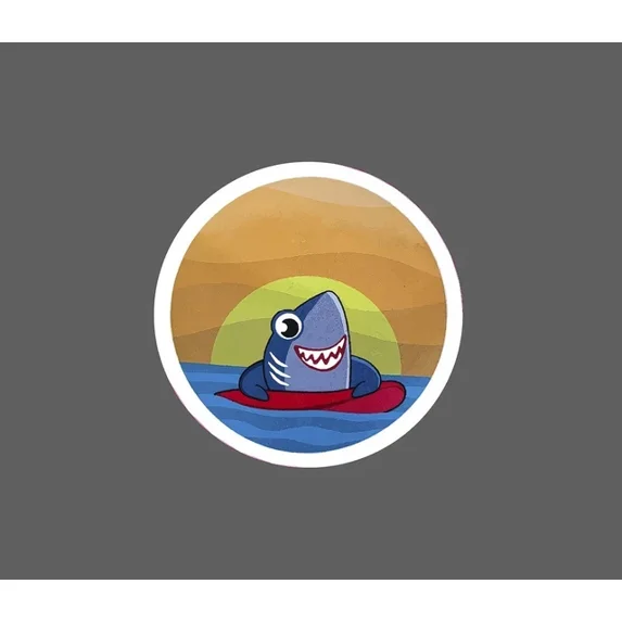 DOPASTICKER Shark Sticker Ocean Sticker Phone Sticker, Latop Sticker ...