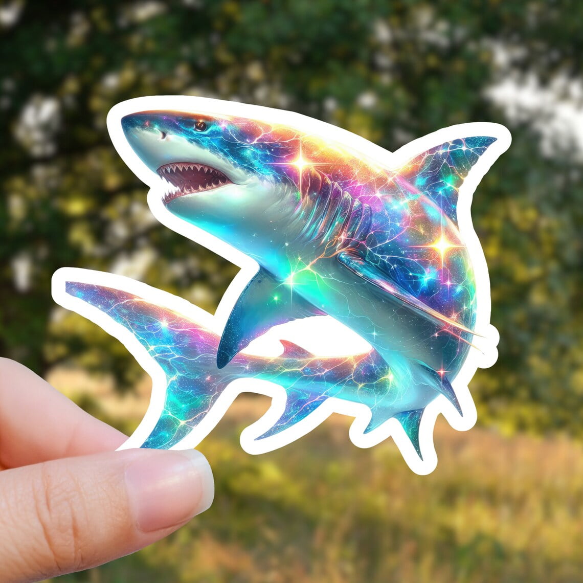DOPASTICKER Shark Sticker Sea Life Ocean Sticker Beach Sticker Beach ...