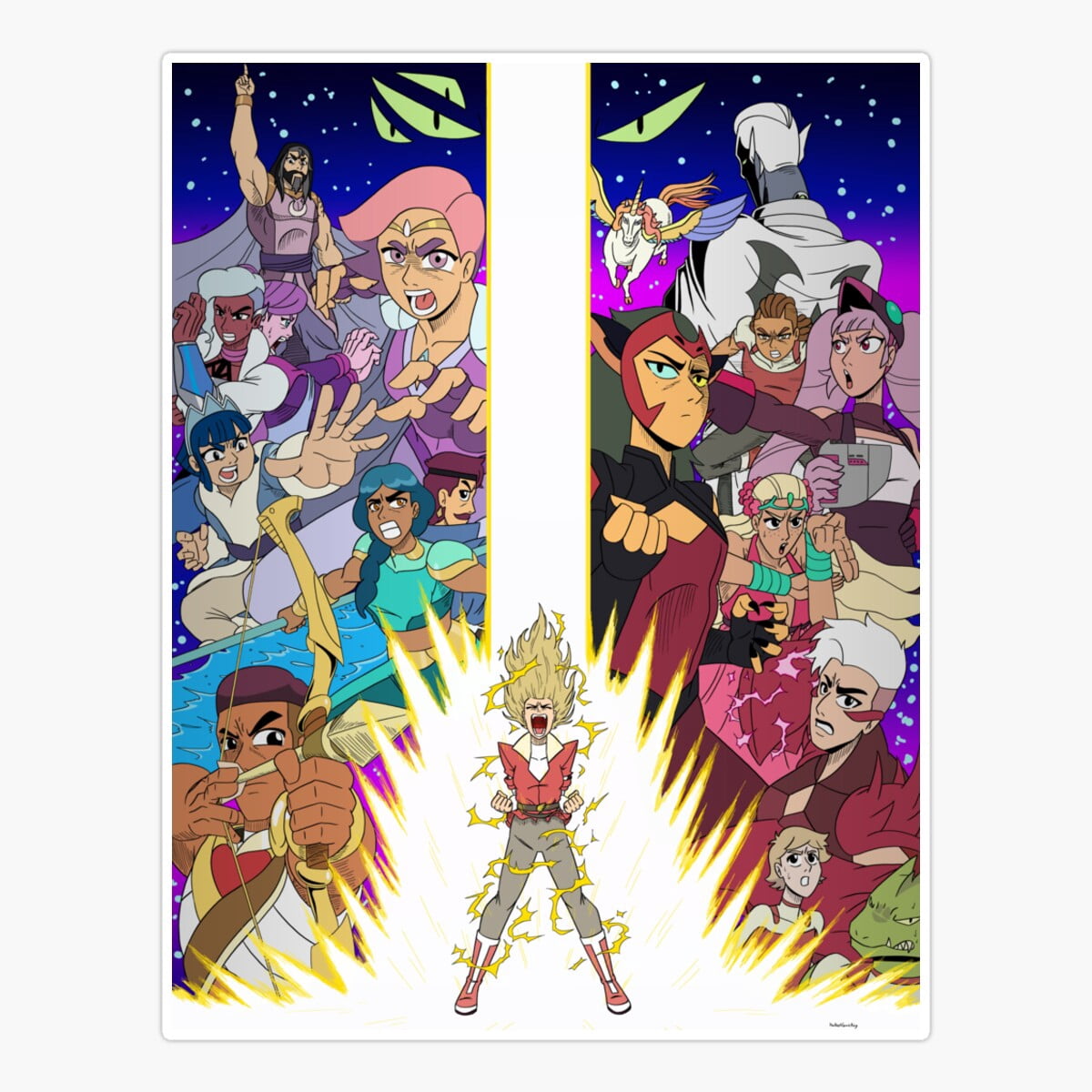 DOPASTICKER She Ra Never Look Back Sticker, Phone Sticker Car Sticker ...