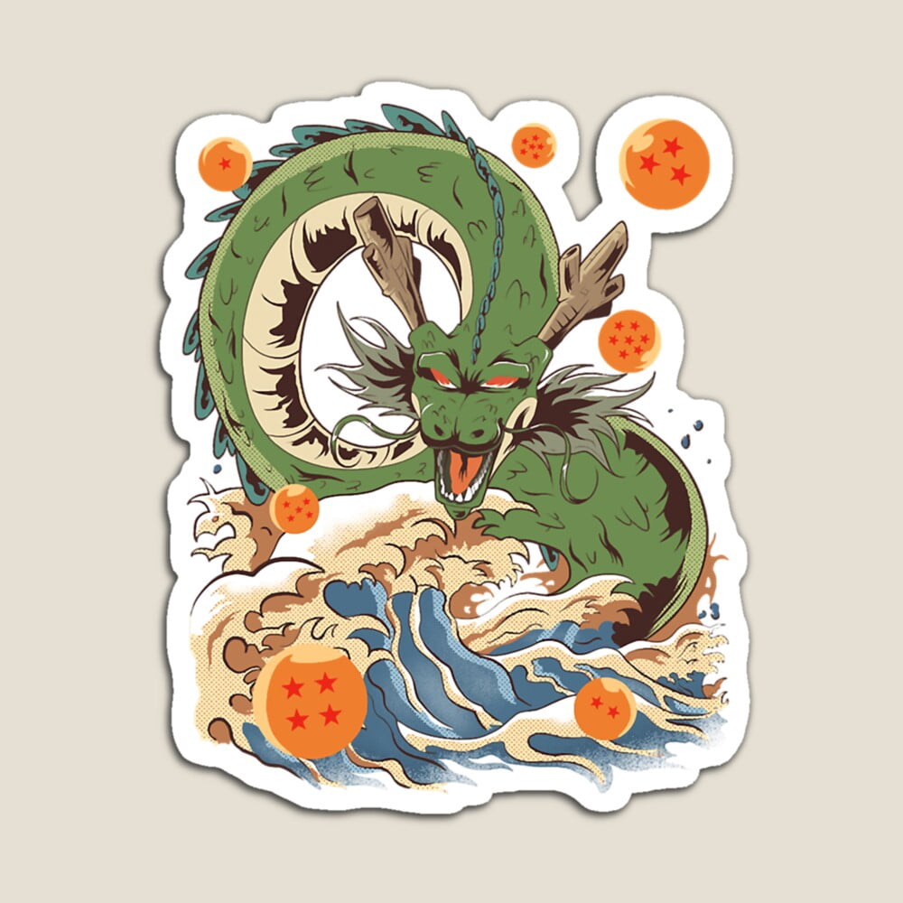 DOPASTICKER Shenron Ball Decorative Laptop, Phone Stickers, Waterproof ...