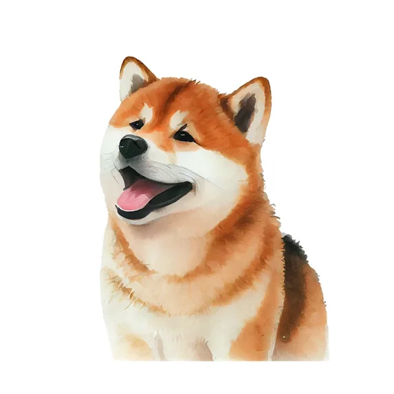 DOPASTICKER Shiba Inu Dog Car Sticker Phone Sticker, Latop Sticker ...