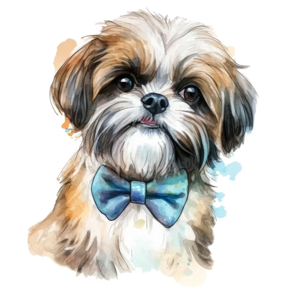 DOPASTICKER Shih Tzu Car Sticker Dog Sticker Phone Sticker, Latop ...