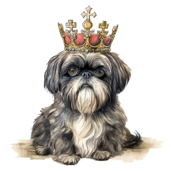 DOPASTICKER Shih Tzu Car Sticker Dogs Sticker Phone Sticker, Latop ...