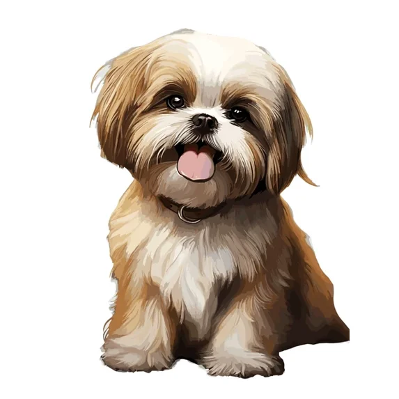 DOPASTICKER Shih Tzu Car Sticker Dogs Sticker Phone Sticker, Latop ...