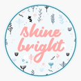DOPASTICKER Shine Bright Sticker, Phone Sticker Water Bottle Sticker ...