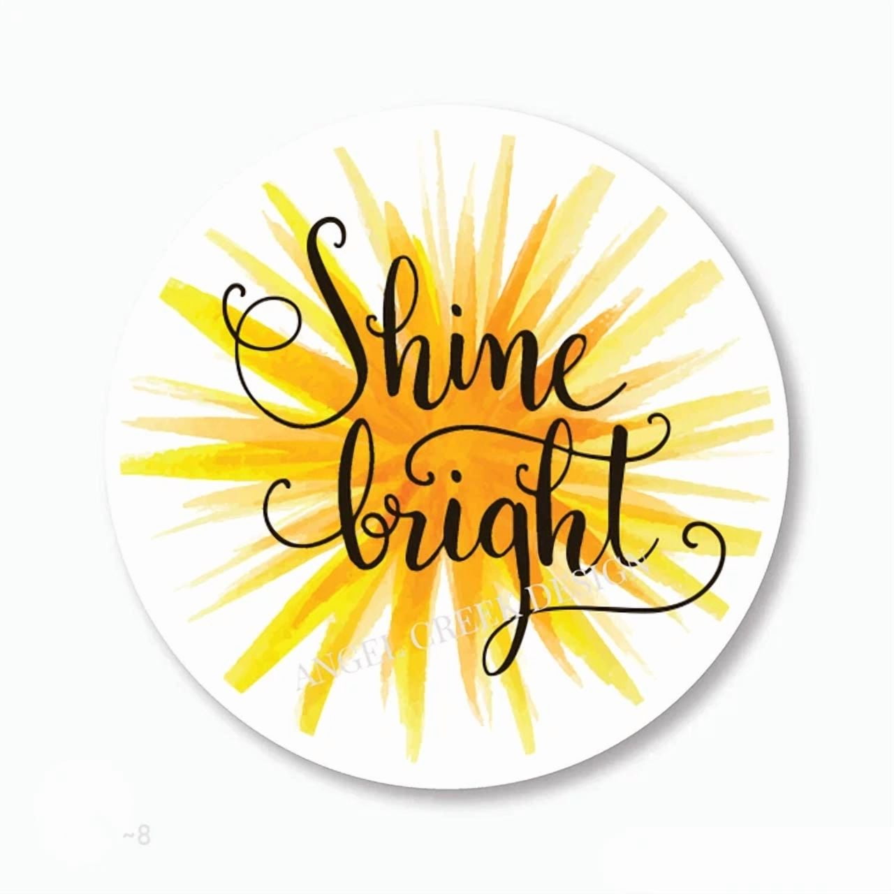 DOPASTICKER Shine Bright Stickers Scrapbook Stickers Self Stick Phone ...