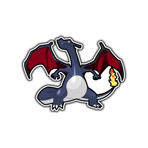 DOPASTICKER Shiny Charizard Sticker Decal Phone Decal Water Bottle ...