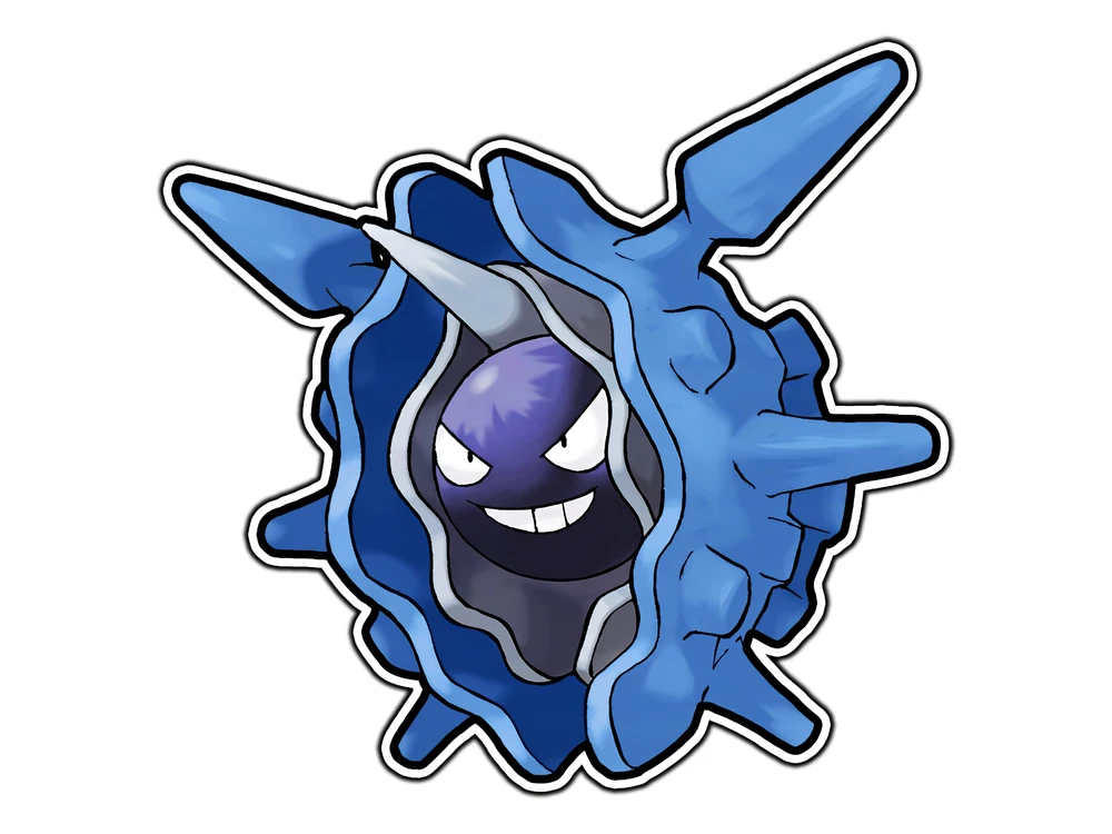 DOPASTICKER Shiny Cloyster Sticker Decal Phone Decal Water Bottle ...