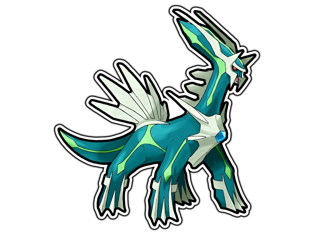 DOPASTICKER Shiny Dialga Sticker Decal Phone Decal Water Bottle ...