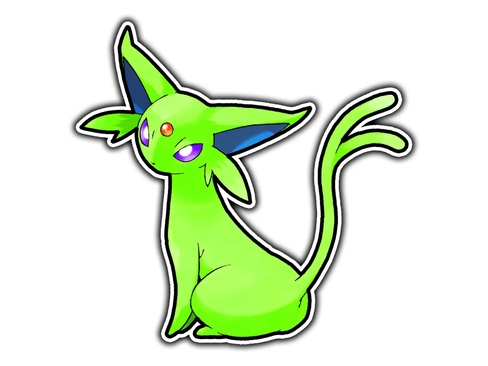 DOPASTICKER Shiny Espeon Sticker Decal Phone Decal Water Bottle ...