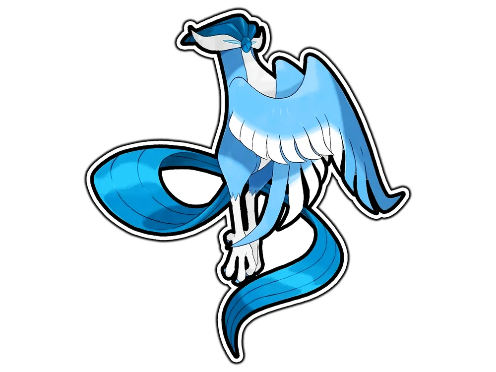 DOPASTICKER Shiny Galarian Articuno Sticker Decal Phone Decal Water ...