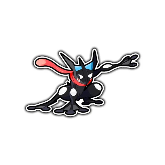 DOPASTICKER Shiny Greninja Sticker Decal Phone Decal Water Bottle ...