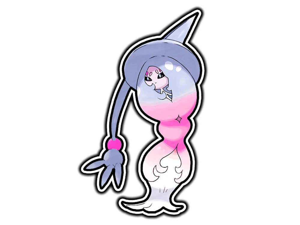 DOPASTICKER Shiny Hatterene Sticker Decal Phone Decal Water Bottle ...