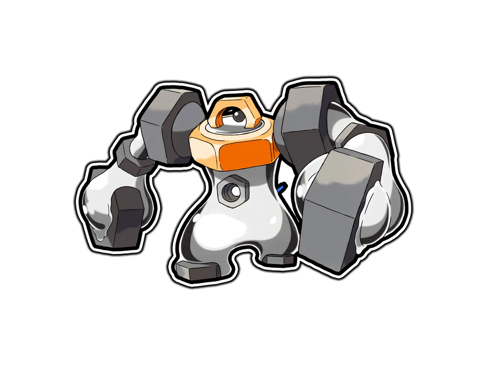 DOPASTICKER Shiny Melmetal Sticker Decal Phone Decal Water Bottle ...