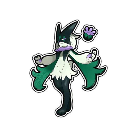 DOPASTICKER Shiny Meowscarada Sticker Decal Phone Decal Water Bottle ...