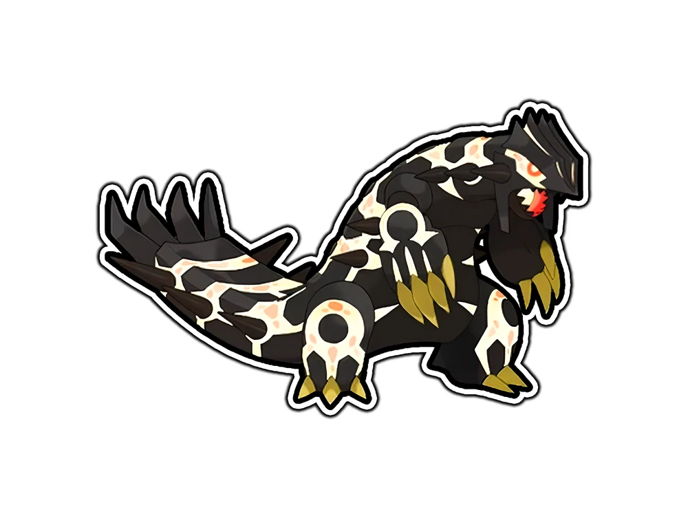 DOPASTICKER Shiny Primal Groudon Sticker Decal Phone Decal Water Bottle ...