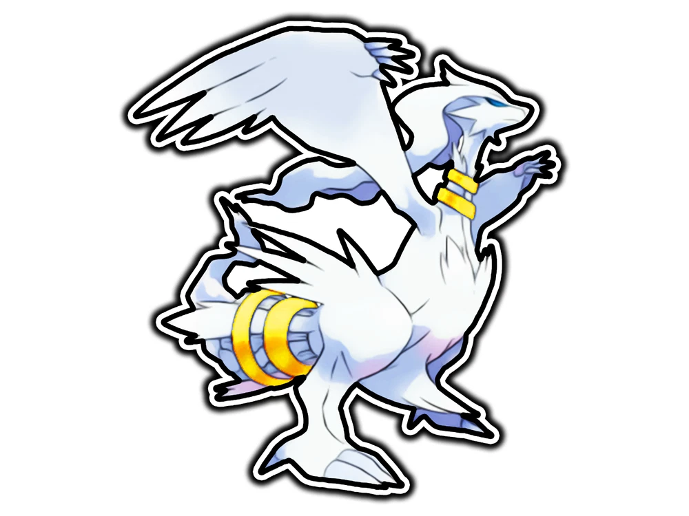 DOPASTICKER Shiny Reshiram Sticker Decal Phone Decal Water Bottle ...