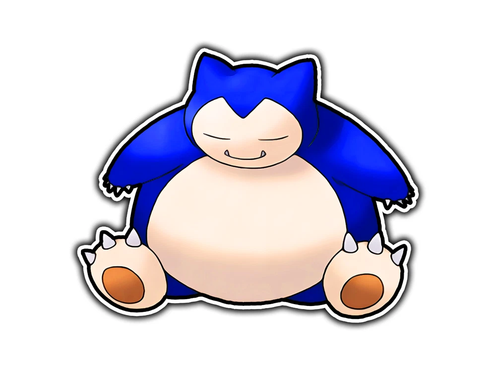 DOPASTICKER Shiny Snorlax Sticker Decal Phone Decal Water Bottle ...