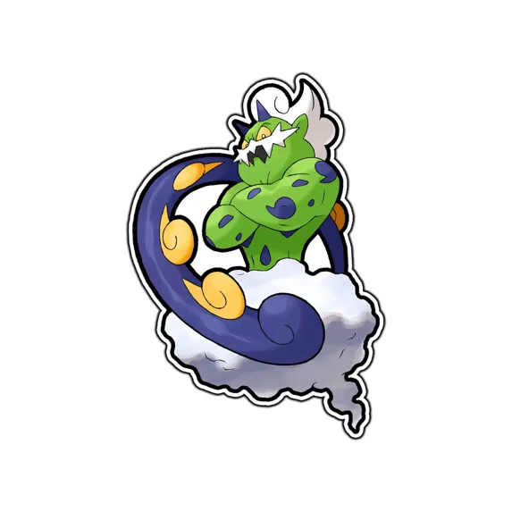 DOPASTICKER Shiny Tornadus Sticker Decal Phone Decal Water Bottle ...