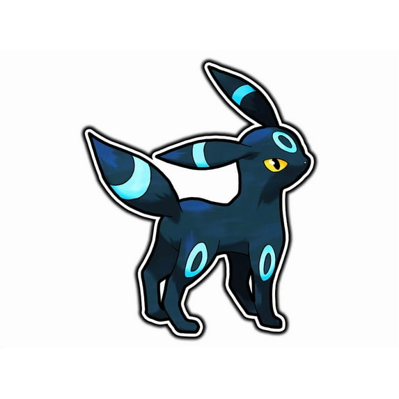 DOPASTICKER Shiny Umbreon Sticker Decal Phone Decal Water Bottle ...
