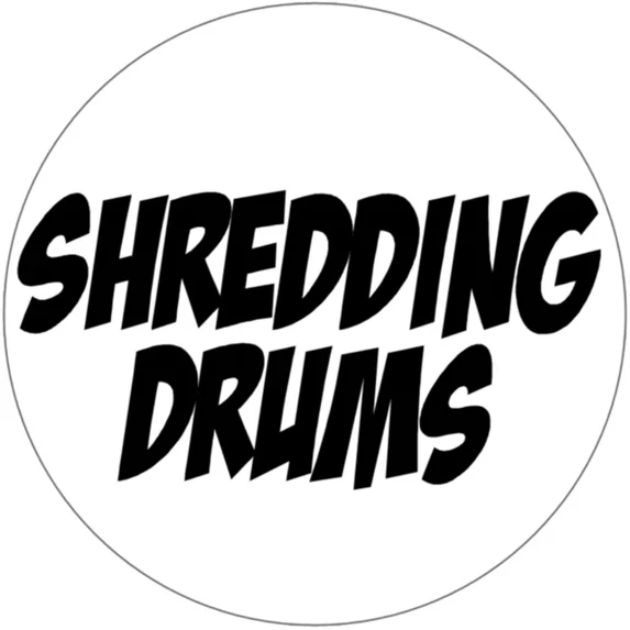 DOPASTICKER Shredding Drums Sticker, Music Musician Band Phone Decal ...