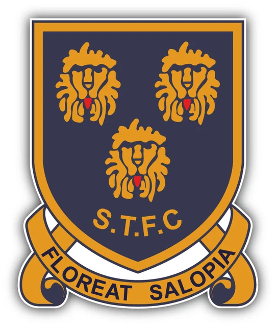 DOPASTICKER Shrewsbury Town Fc England Soccer Football Car Sticker ...