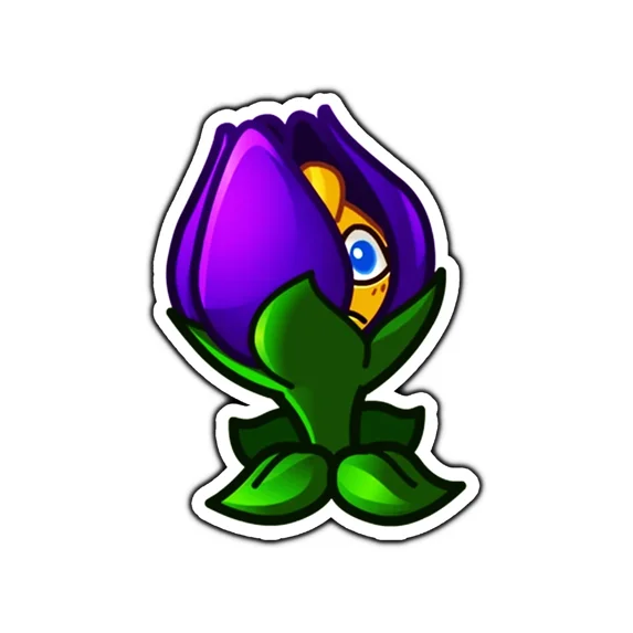 DOPASTICKER Shrinking Violet Sticker Decal Phone Decal Water Bottle ...