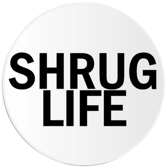 DOPASTICKER Shrug Life Sticker Phone Decal Water Bottle Stickers, Cars ...