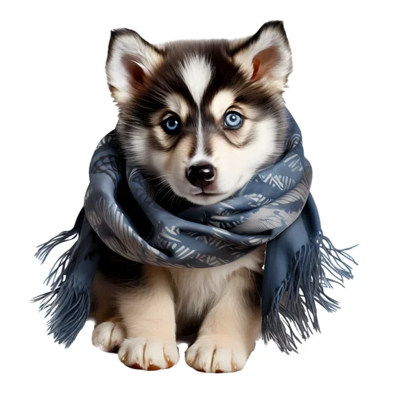 DOPASTICKER Siberian Husky Dog Car Sticker Phone Sticker, Latop Sticker ...