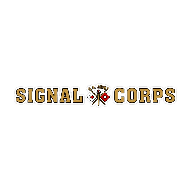 DOPASTICKER Signal Corps Clear Window Strip Sticker Military Soldier ...