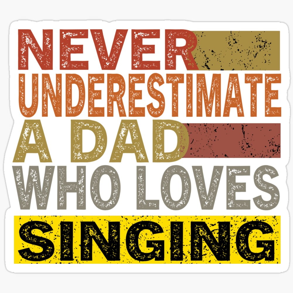 DOPASTICKER Singing Gift, Fathers Day Idea Gift From Daughter Sticker ...