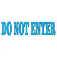 DOPASTICKER Single Line Do Not Enter Sticker Business Sticker Phone ...