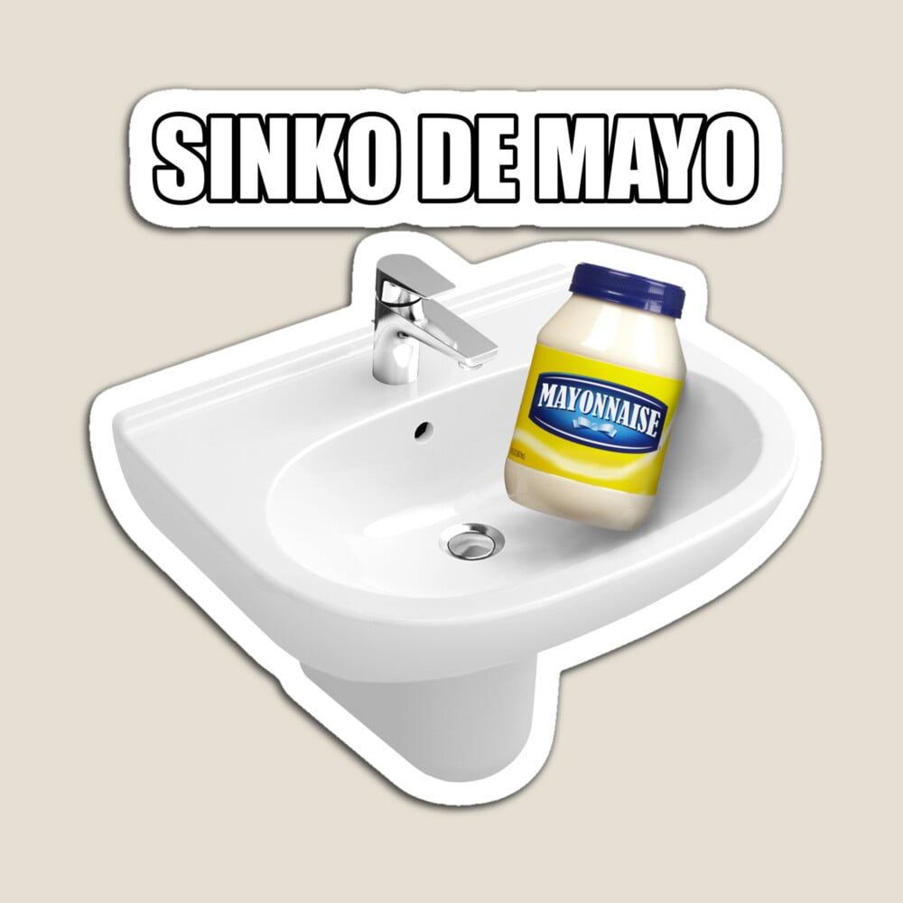 DOPASTICKER Sinko De Mayo Mayonnaise Cinco De Mayo Sticker - 2758 Hot ...