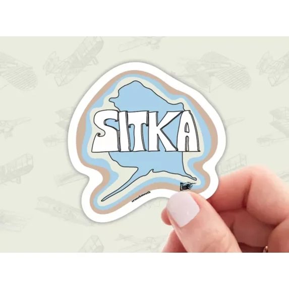 DOPASTICKER Sitka Sticker, Alaska Family Vacation, Laptop Decal Phone ...
