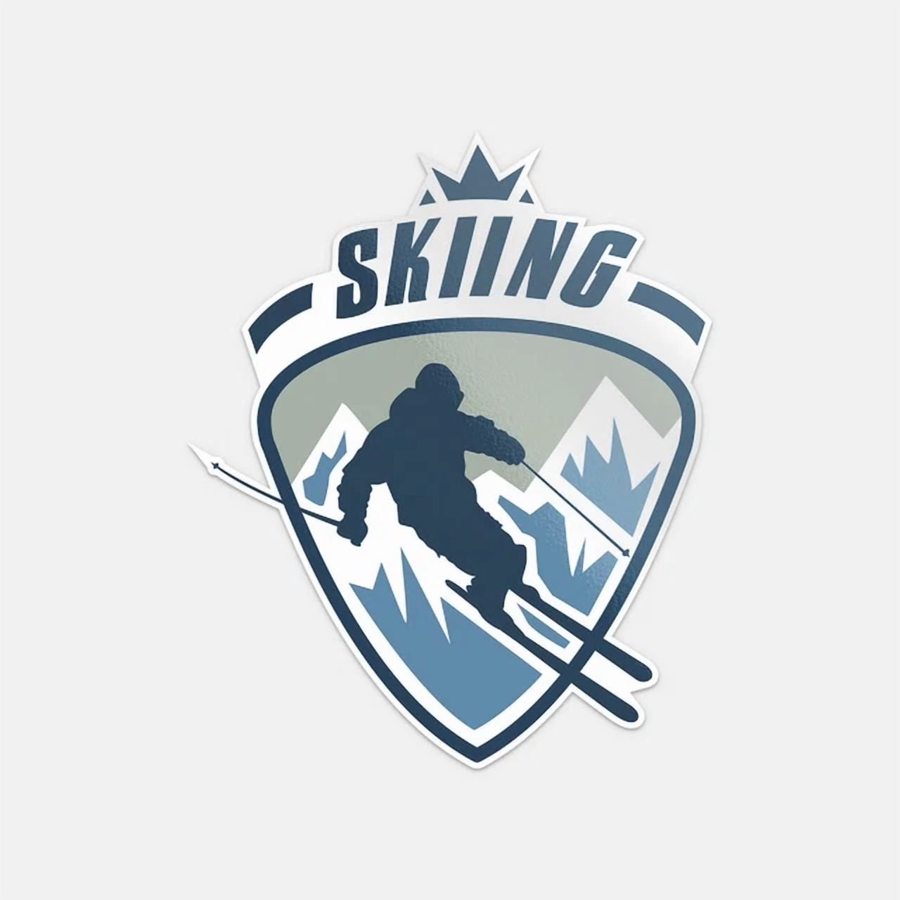 DOPASTICKER Skiing Downhill Sport Sticker Decal Phone Decal Water ...