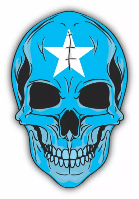 DOPASTICKER Skull Flag Somalia Sticker Phone Decal Water Bottle ...
