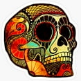 DOPASTICKER Skull Sticker. Gift You - Decorate Laptops, Water Bottles ...