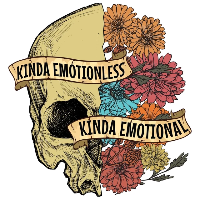 DOPASTICKER Skull Sticker I Don'T Care Sensitive Hsp Flowers ...