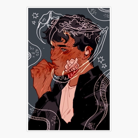 DOPASTICKER Skull Sticker, Phone Sticker Water Bottle Stickers Car ...